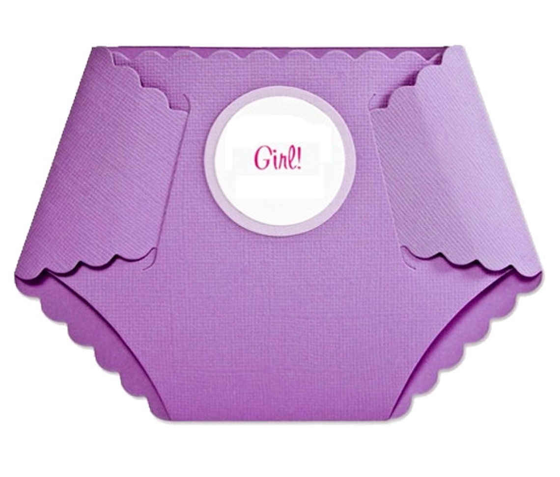 Diy Diaper Card Baby Shower Baptism Invitation Template in Svg Jpg Pdf ...