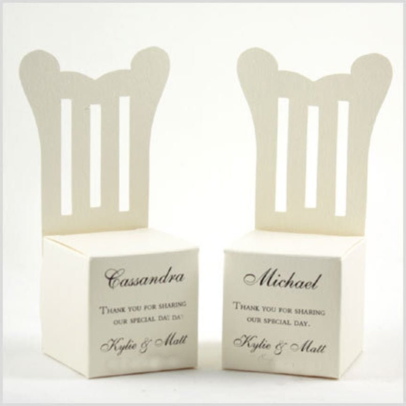Chair Party Favor Bomboniere Box in SVG, MTC, Jpg,eps, Pdf File Format ...