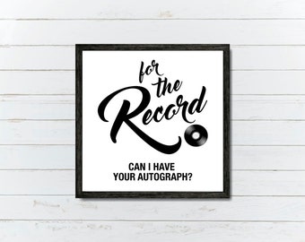 For the Record Guest Book Sign the Big Notorious One Hip Hop Music ...