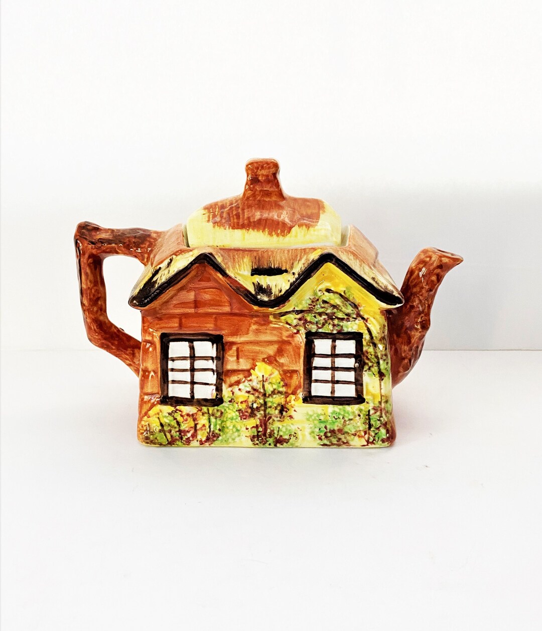 Vintage Price Kensington Cottage English Cottage Ware Teapot YE OLDE ...