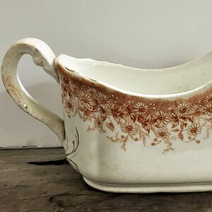 Antique Gravy Boat T&R Boote Royal Semi Porcelain Waterloo Potteries ...