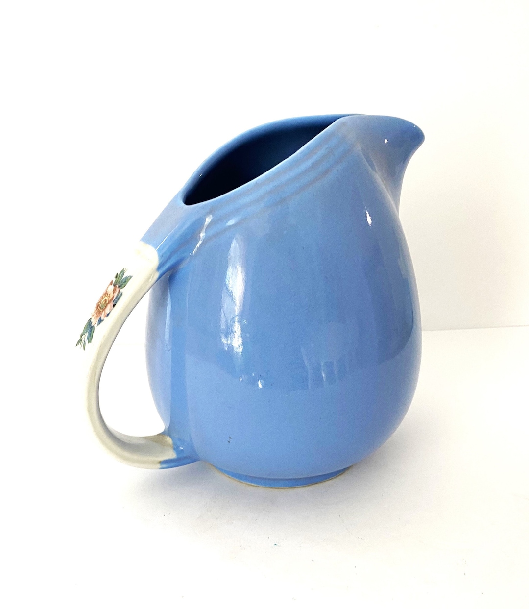 Vintage Hall China Company Rose Parade Pattern China Pitcher 6 Inch ...