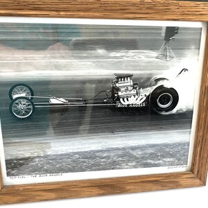 Vintage Original Framed Photos Racecars 1960 Set of Two Black and White ...