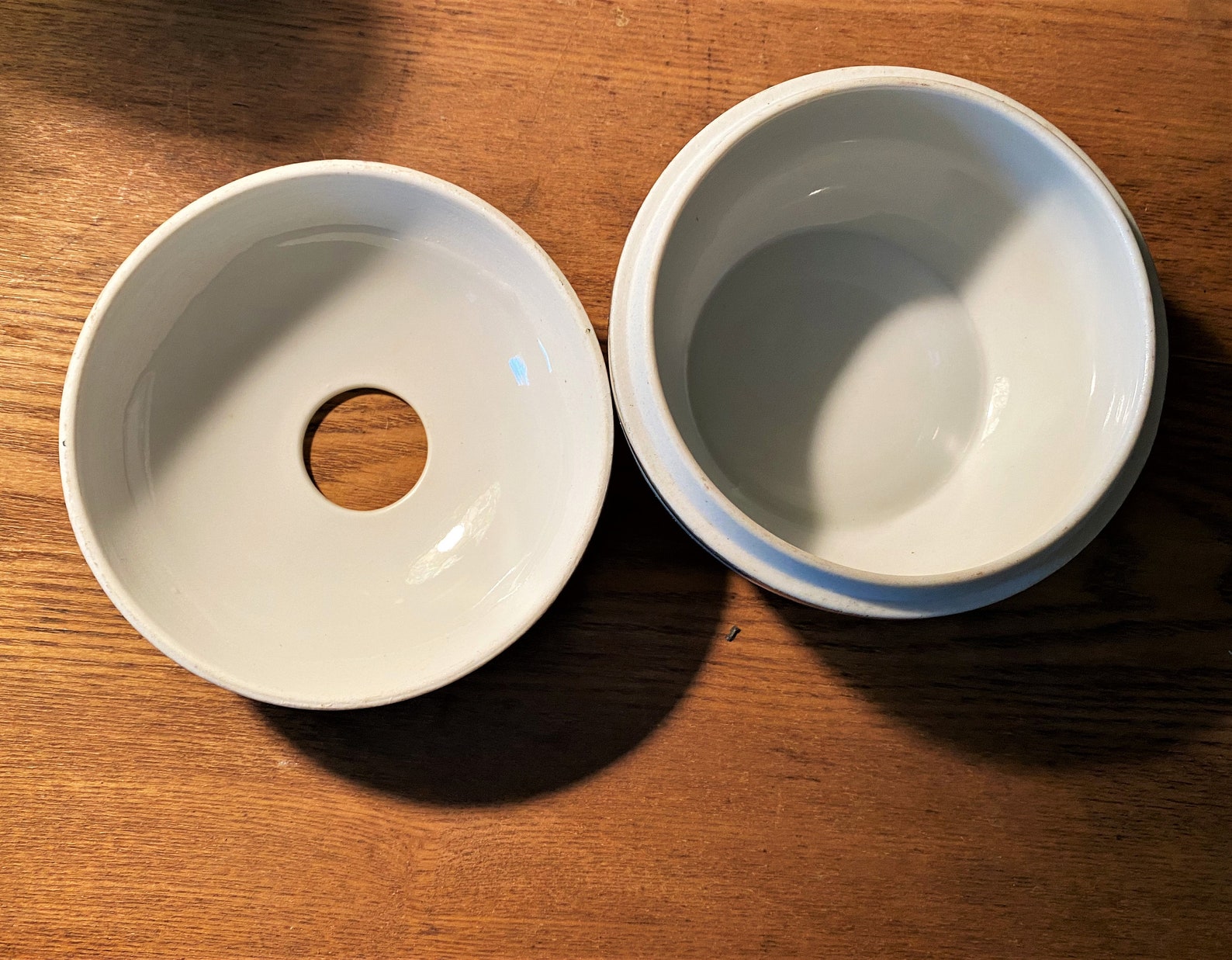 Antique Porcelain Hair Receiver Beautiful White Porcelain With - Etsy