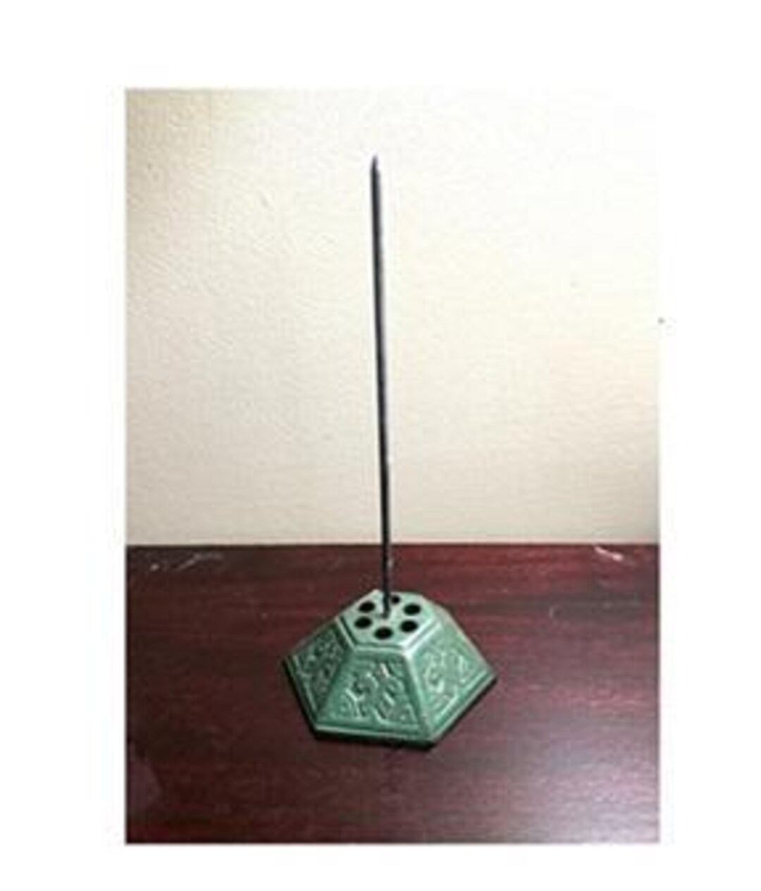 Vintage Cast Metal Spike, Green Metal Receipt Holder, Cash Register ...