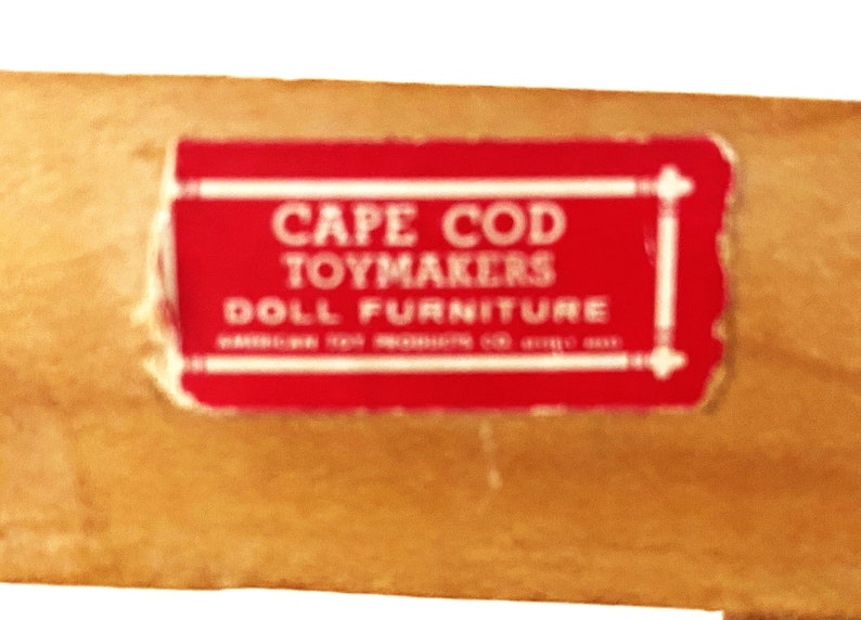Vintage Cape Cod Toymakers Wood Doll Chair, 1960s - Etsy