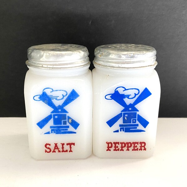 Red Top Salt Pepper - Etsy