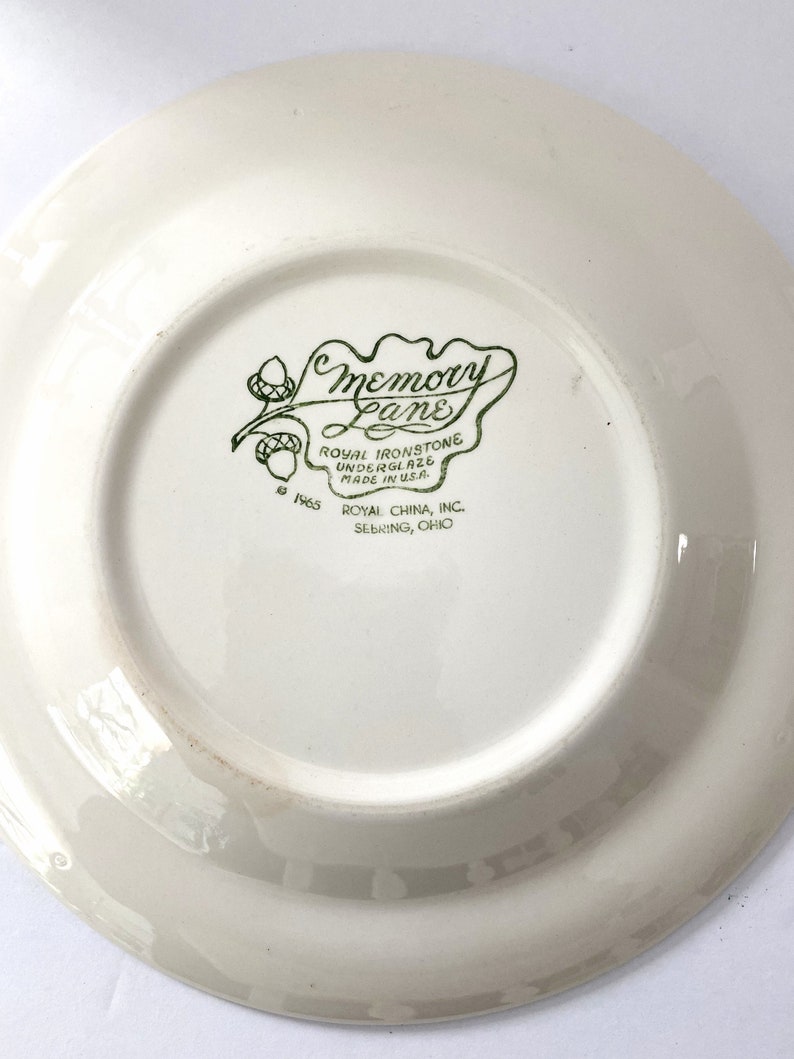 Vintage Royal Ironstone Plates Memory Lane Pink Transferware - Etsy