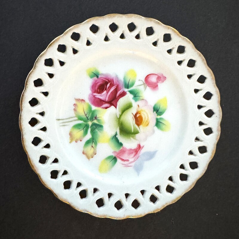 Rose Pierced China - Etsy