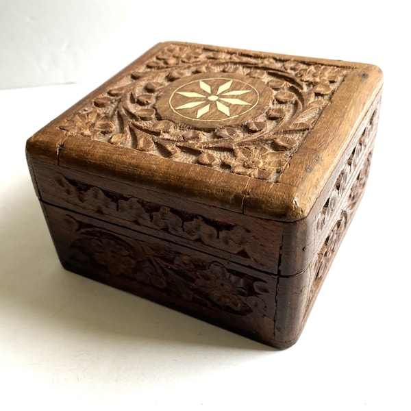 Wood Trinket Box - Etsy