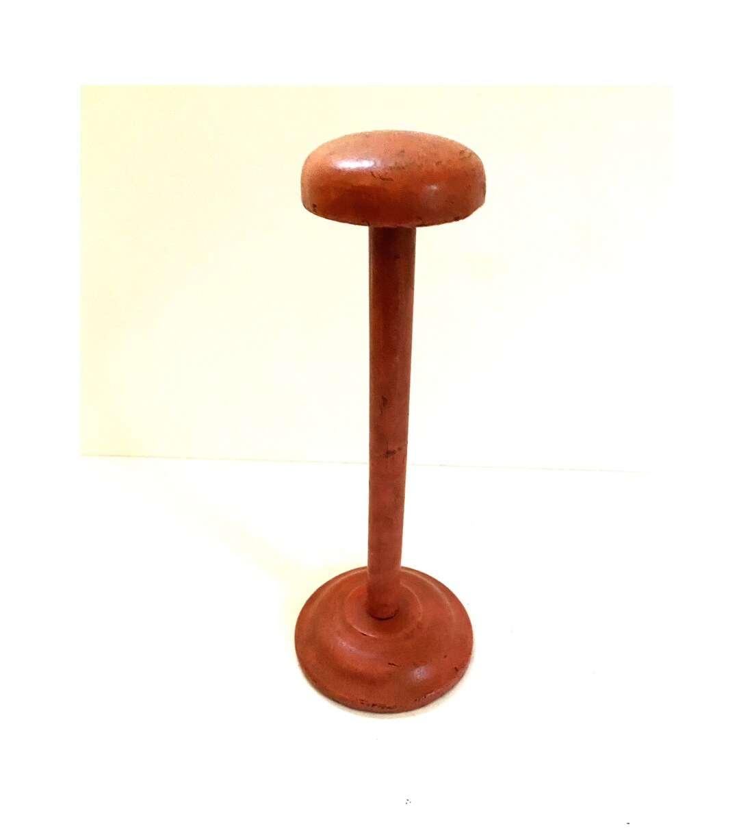 Vintage Pink Wood Hat Stand Millinery Display Stand - Etsy