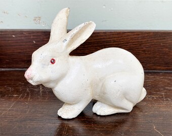 Cast Iron Bunny Bank | Etsy