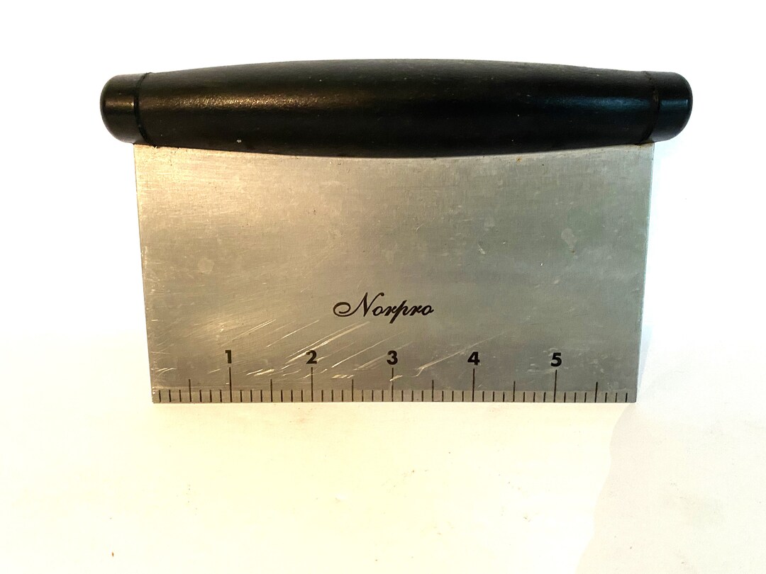 Norpro 583 Grip EZ Scraper Chopper, Stainless Steel Blade, Black Handle ...