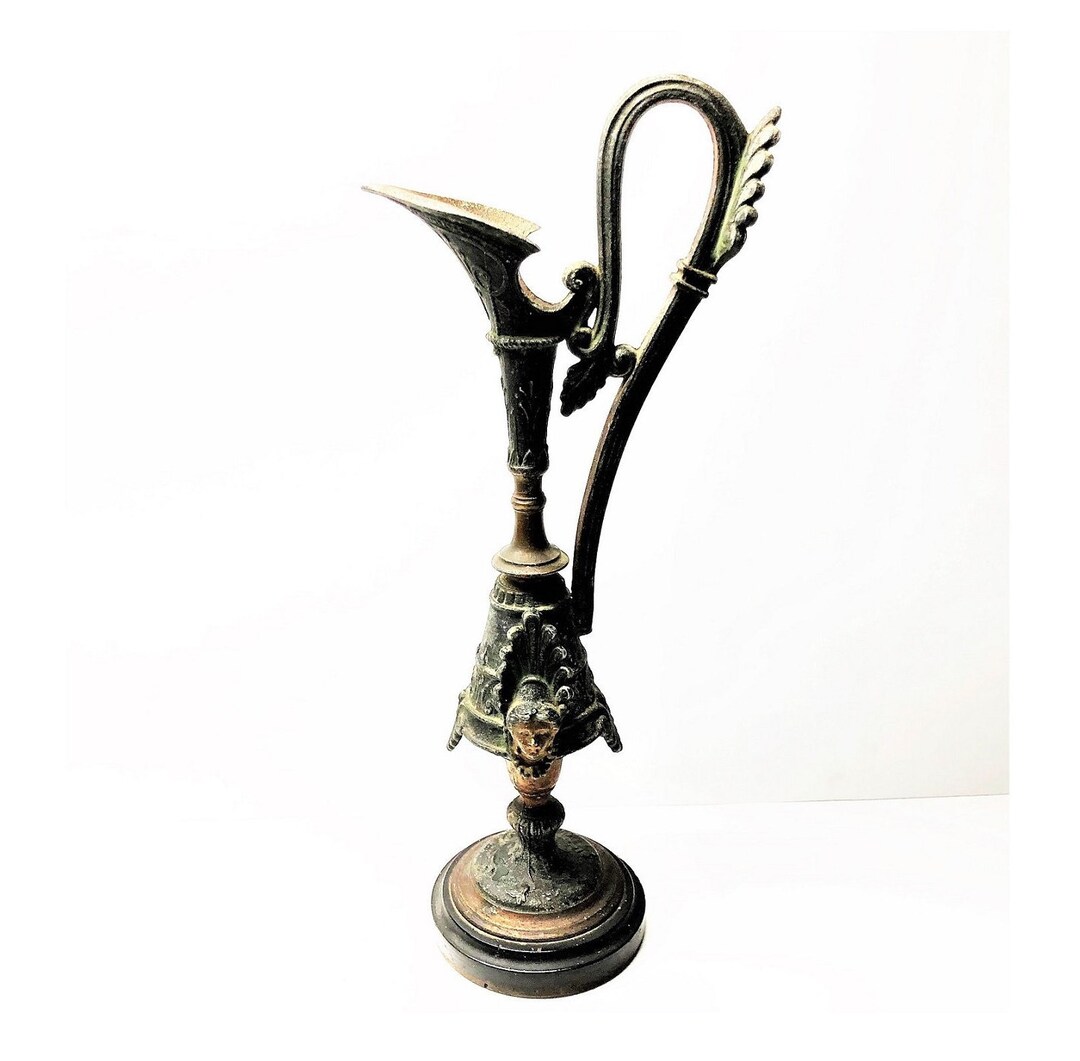 Antique Spelter Cast Metal Ewer in Renaissance Revival Style - Etsy