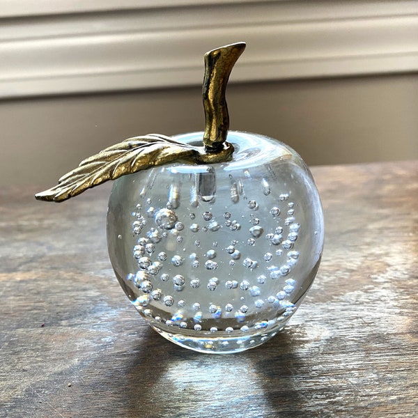 Vintage Glass Apples - Etsy