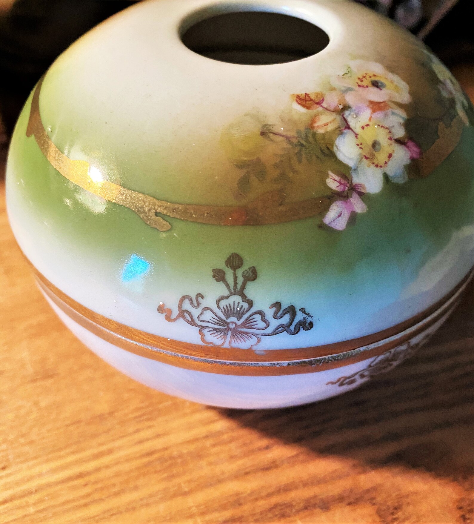 Antique Porcelain Hair Receiver Beautiful White Porcelain With - Etsy