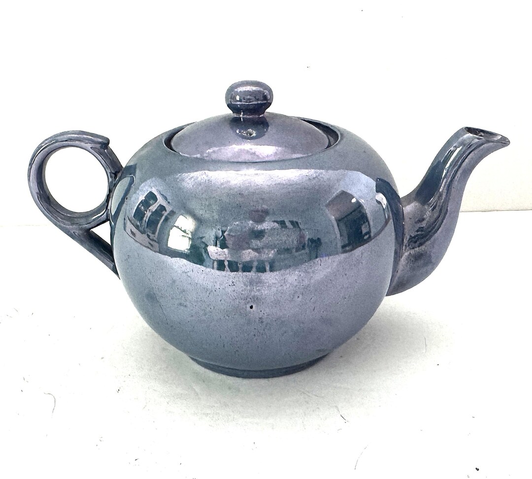 Vintage Blue Lusterware Teapot Marked Japan Porcelain China - Etsy