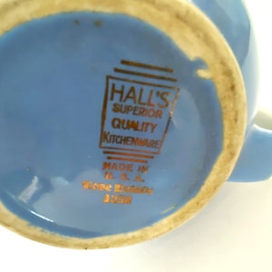Vintage Hall China Company Rose Parade Pattern China Pitcher 6 Inch ...