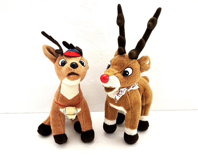 Vintage Stuffins Island of Misfit Toys Plush CVS 1998 Rudolph and Comet ...