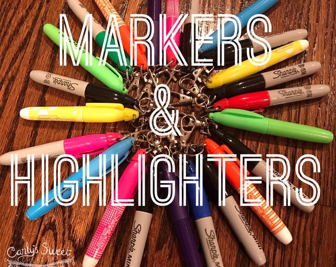 Mini Sharpie Badge Clip Nurse Jewelry Marker and | Etsy