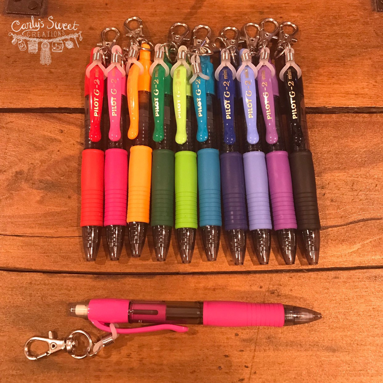 Mini Pilot G-2 Clip on Pens Badge Clip Clip on Pen Mini - Etsy