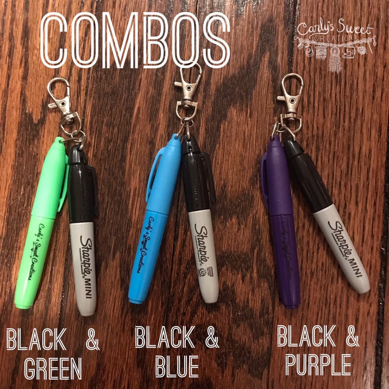 Mini Sharpie Badge Clip Nurse Jewelry Marker and - Etsy