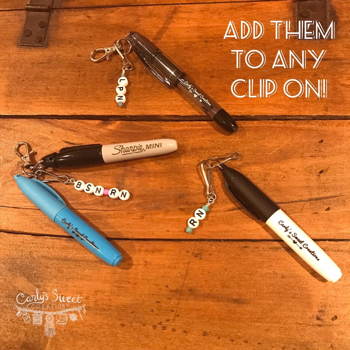 Clip on Badge Flair Clip on Badge Title Custom Badge - Etsy