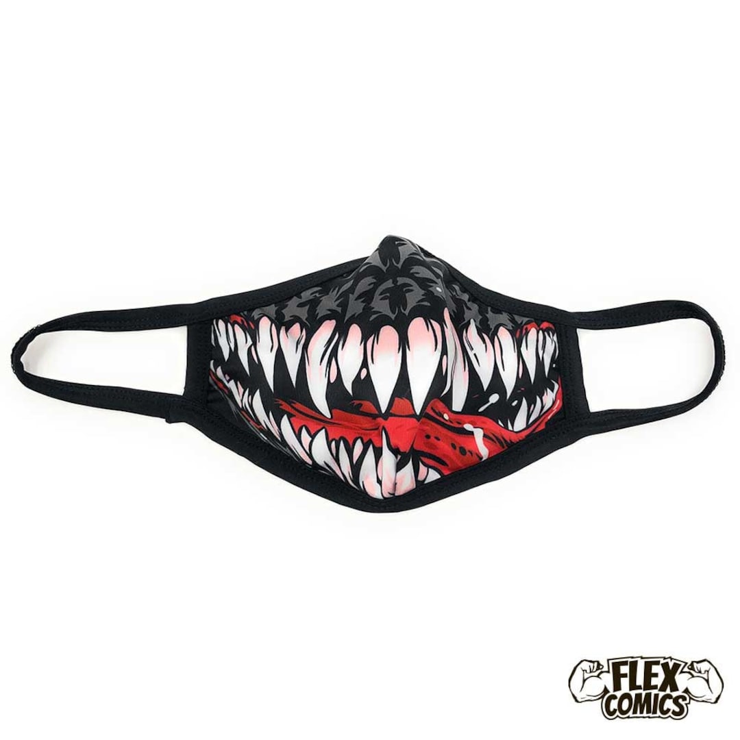 VENOMOUS GRIN Face Mask With Pocket for Filter - Etsy