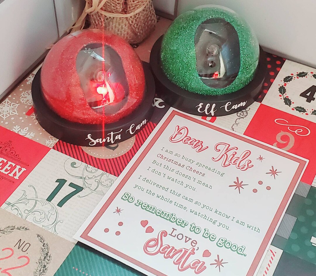 LED Santa Cam | Santa Cam Elf Surveillance | Santa Surveillance | Santa ...