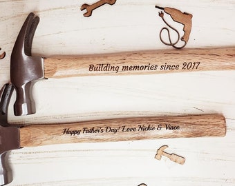 Personalized Laser Engraved Hammer Wedding Gift for - Etsy