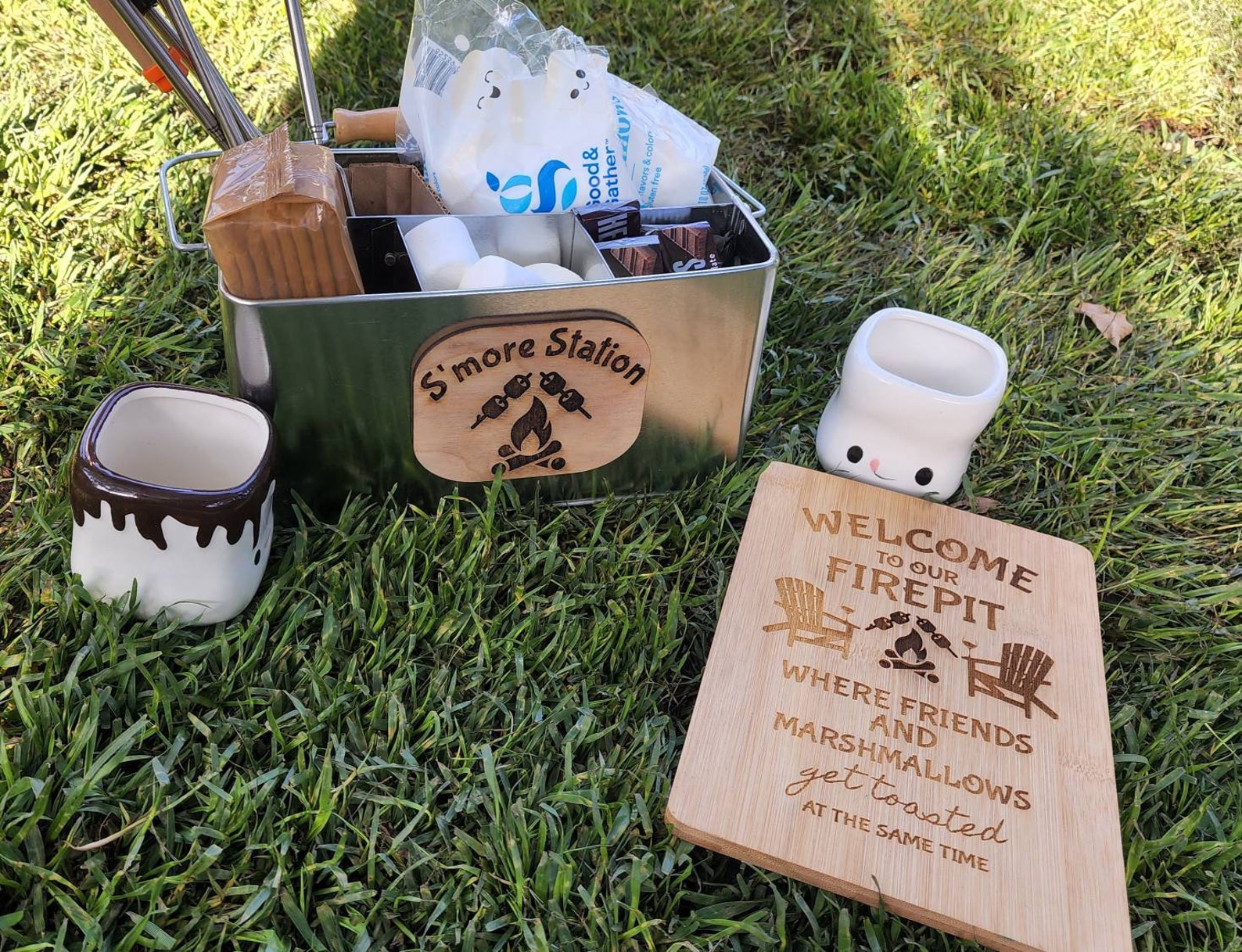 Personalized S'more Caddy Caddy Kit S'more Kit - Etsy
