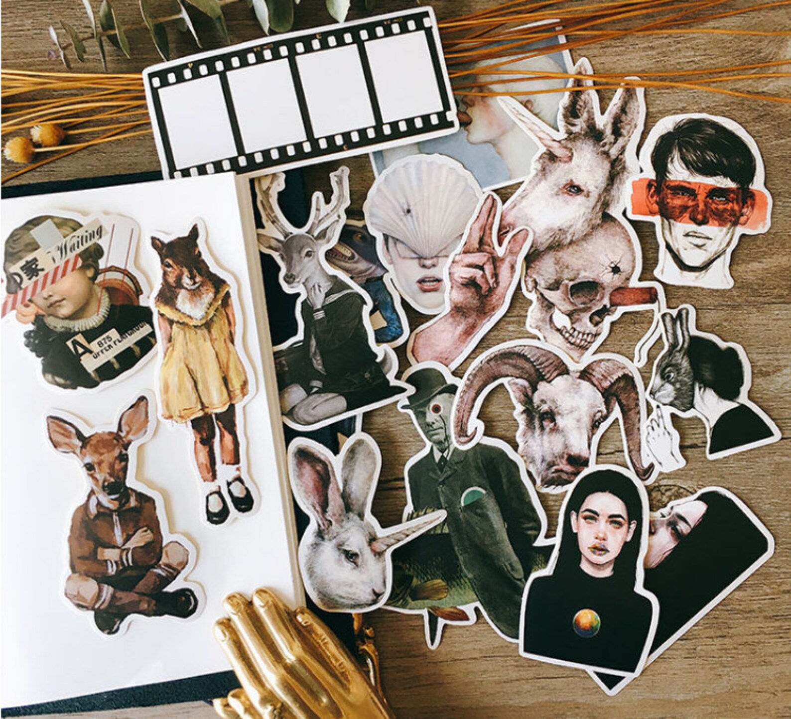 17pcs Scrapbook Sticker filofax Stickersplanner | Etsy