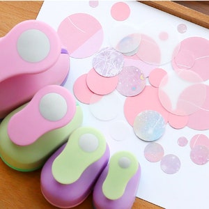 Geometric Paper Punch --flower Paper Punch Scrapbooking-- Round, Sakura ...