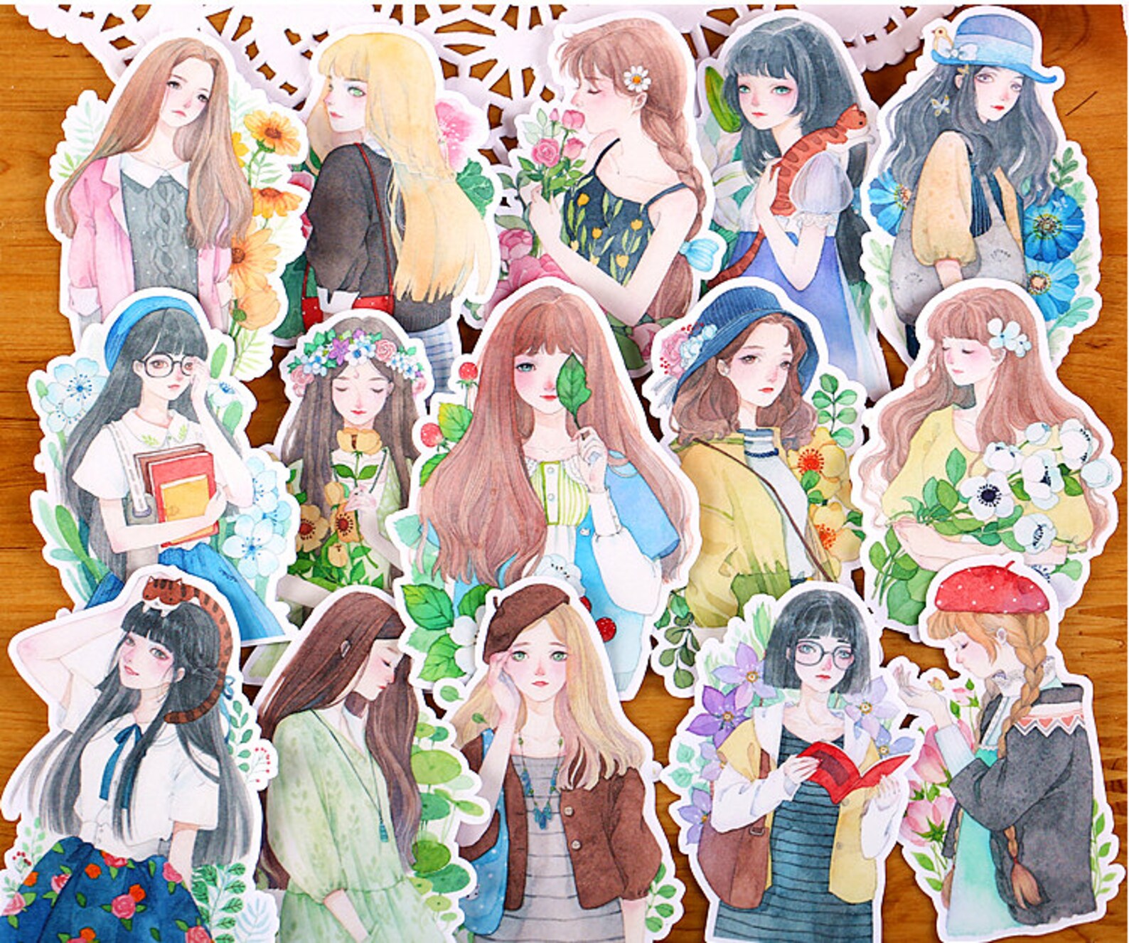 15pcs Scrapbook Stickers filofax Stickersplanner - Etsy