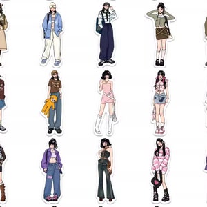 65pcs Fashionable Girls Scrapbook Sticker filofax Stickersplanner ...