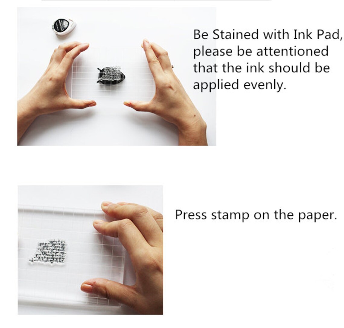 Bullet Journal Stamp, Sticky Note Clear Stamps Set,to Do List Stamp ...