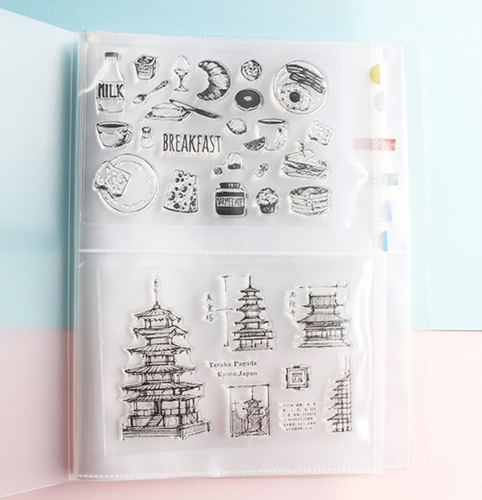 Clear Stamp Organizerclear Stamp Storage Case Sticker - Etsy