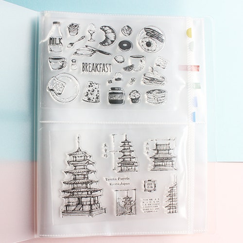 Clear Stamp Organizerclear Stamp Storage Case Sticker - Etsy