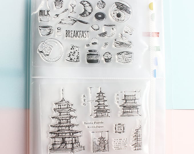 Clear Stamp Organizerclear Stamp Storage Case Sticker Organizer sticker ...