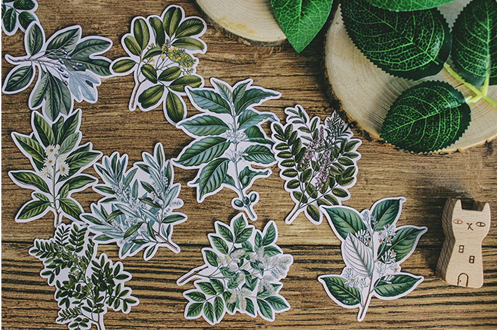 20pcs Leaves Scrapbook Sticker filofax Stickersplanner - Etsy