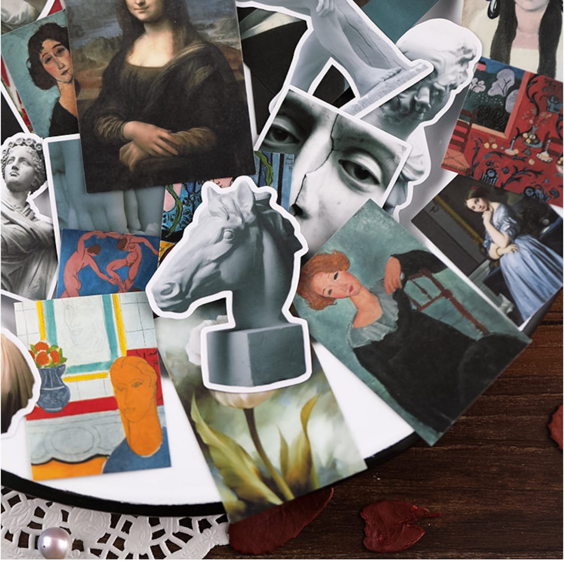 64pcs/pack Museum Art Gallery Scrapbook Sticker filofax - Etsy