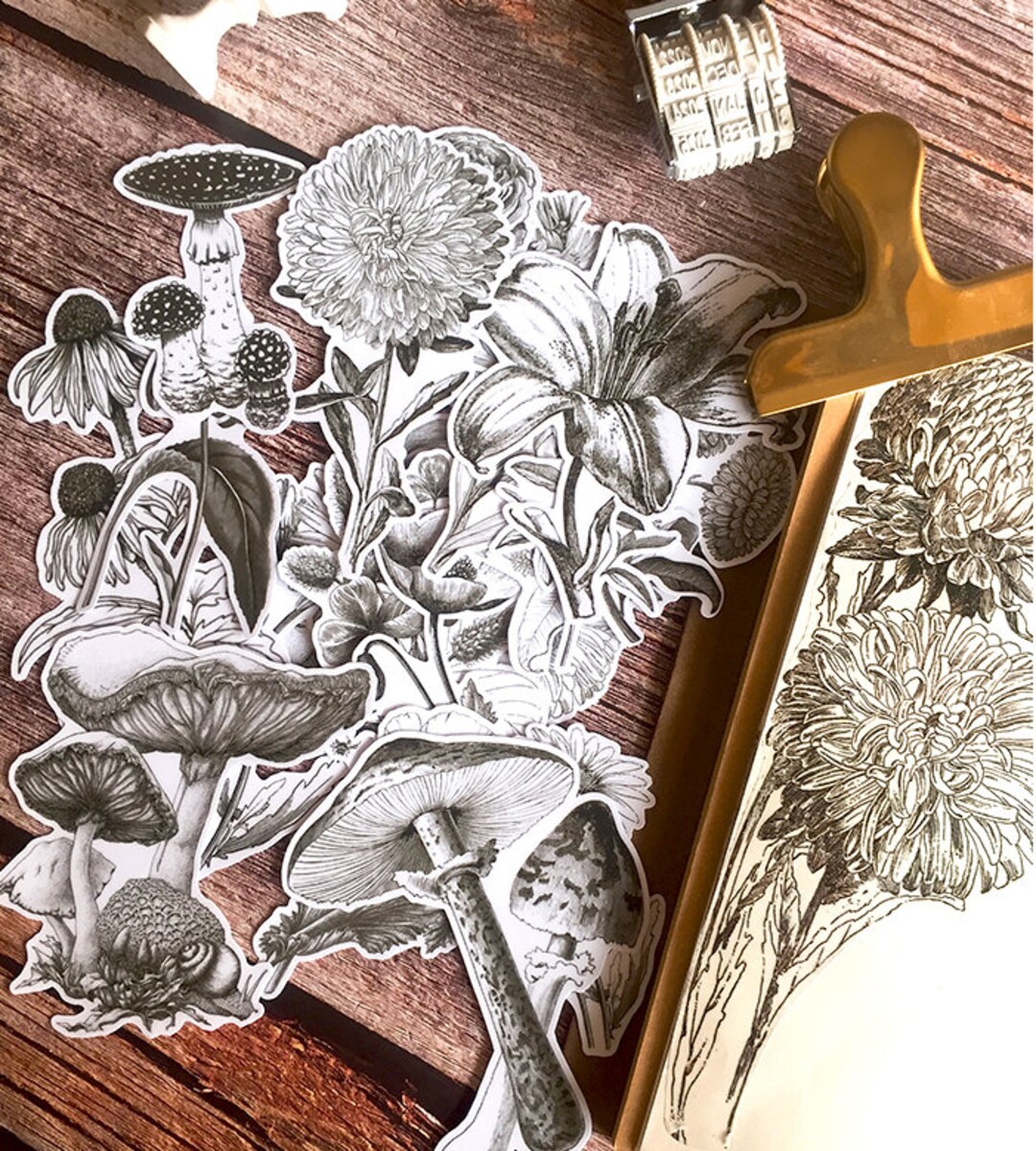 22PCS Parchment Paper Scrapbook Sticker filofax Stickersplanner ...