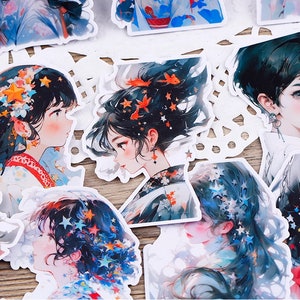 16pcs Star Girls Scrapbook Sticker --filofax Stickers--planner Stickers ...