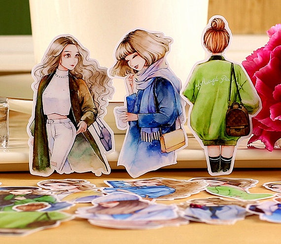 15pcs Scrapbook Sticker Filofax StickersPlanner | Etsy