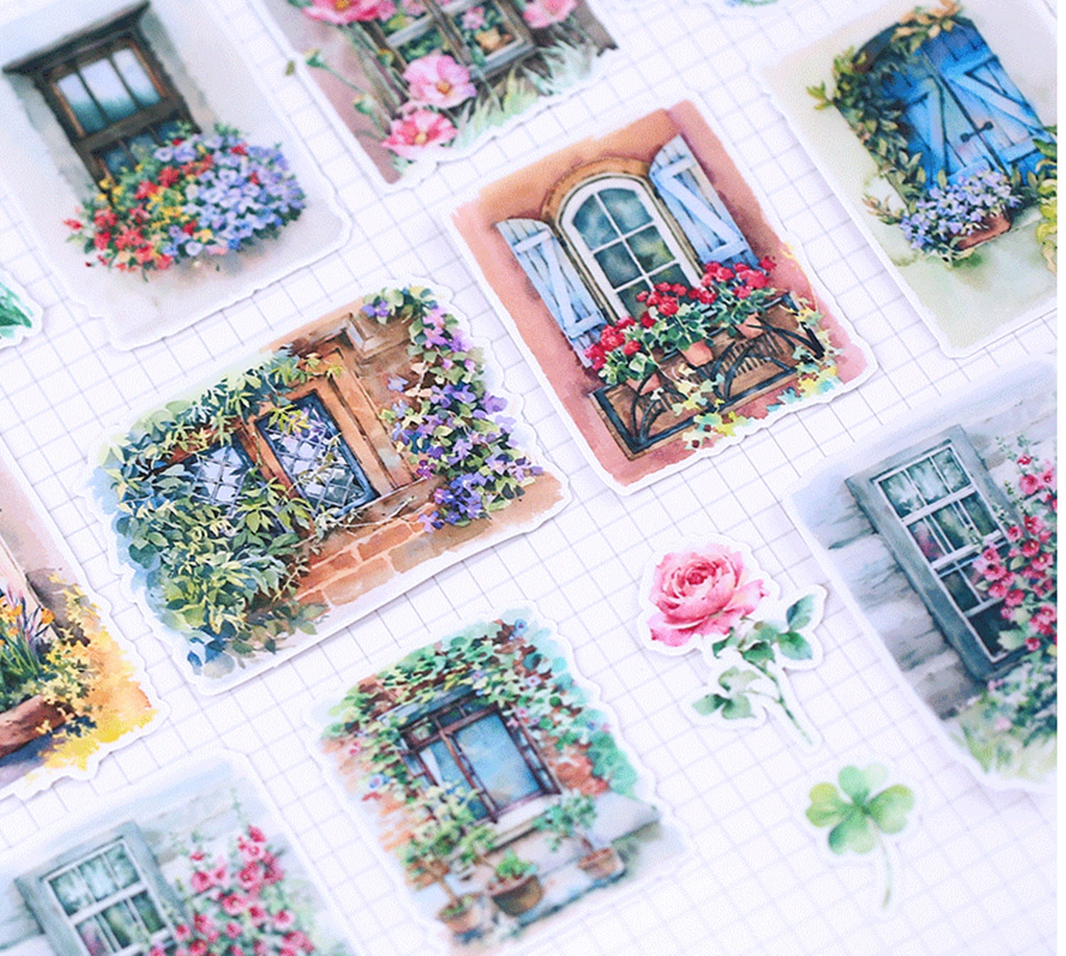 21pcs Scrapbook Sticker Filofax StickersPlanner | Etsy