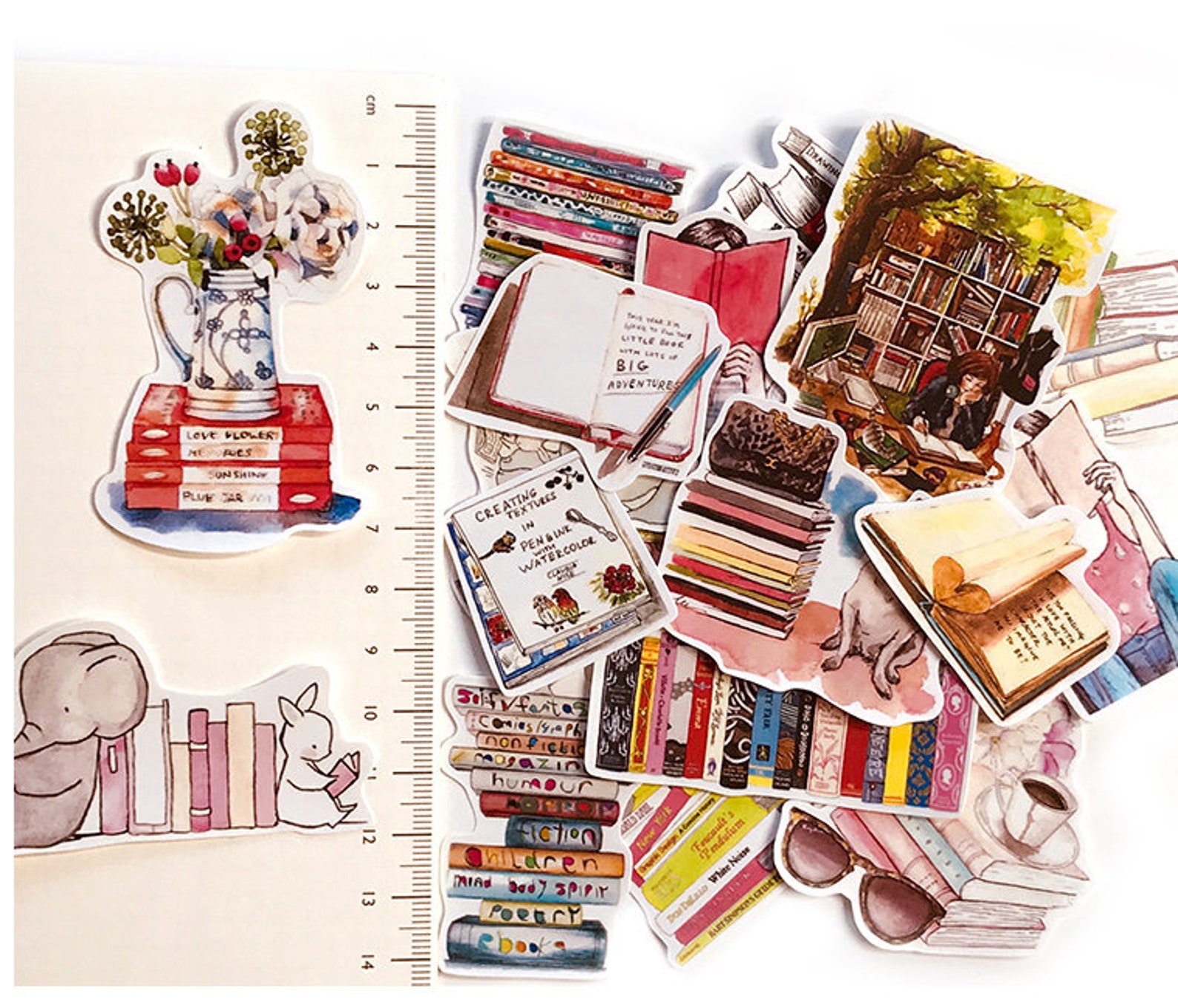 19pcs Scrapbook Sticker bullet Journal Stickersfilofax - Etsy