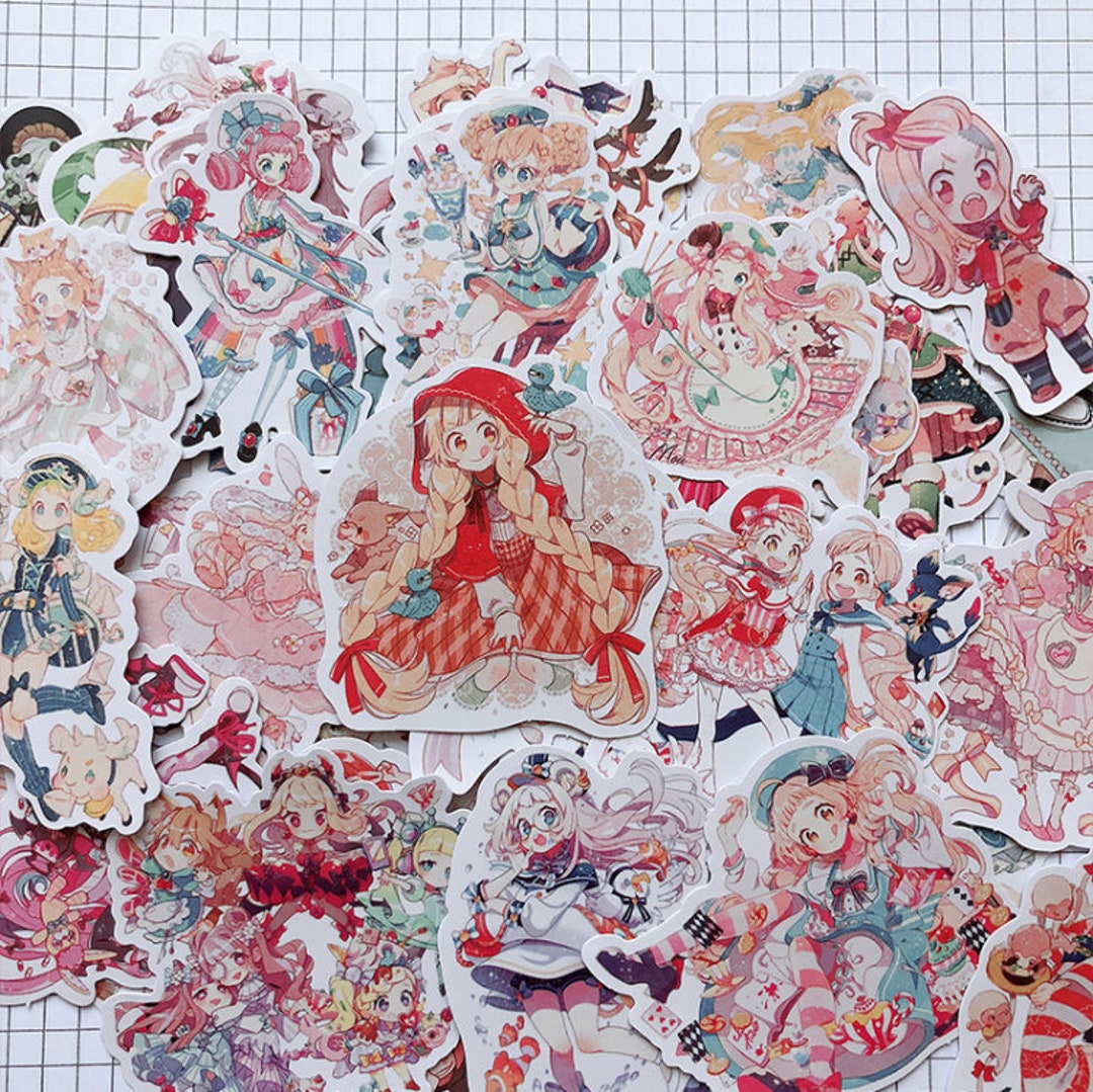 52pcs Animation Girls Scrapbook Stickers --filofax Stickers--planner ...