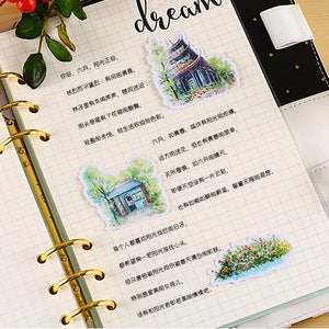 20pcs Scrapbook Stickers --filofax Stickers--planner Stickers--scenery ...