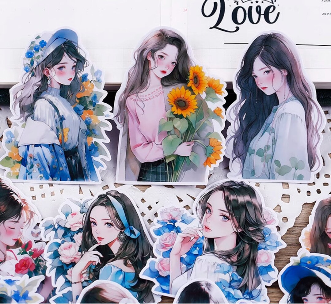 16pcs Girls Scrapbook Sticker --filofax Stickers--planner Stickers ...