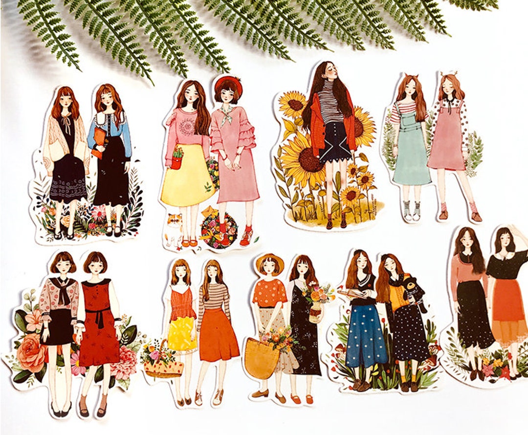 9pcs Scrapbook Sticker --bullet Journal Stickers--filofax Stickers ...